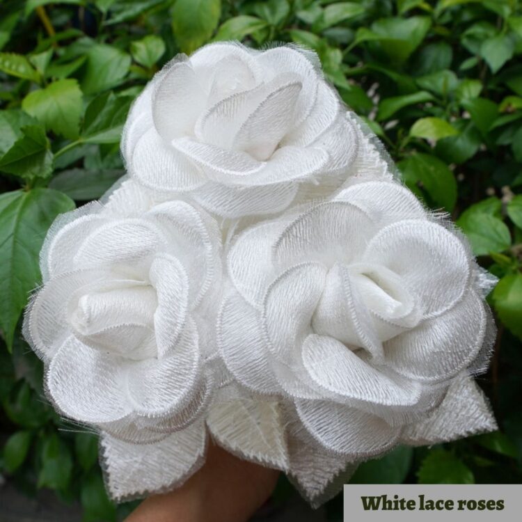 The Symbolism Of Lace Roses In 13th Wedding Anniversary - Camellia Bees ...